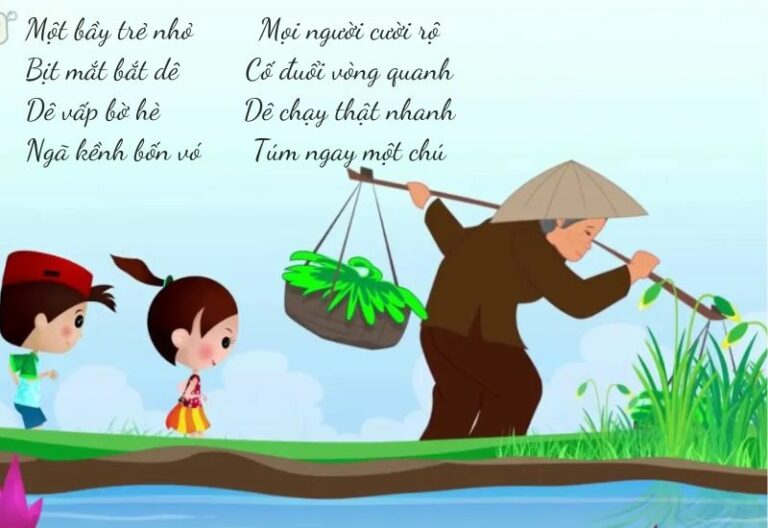 Bà còng đi chợ trời mưa: Nội dung ý nghĩa bài đồng dao